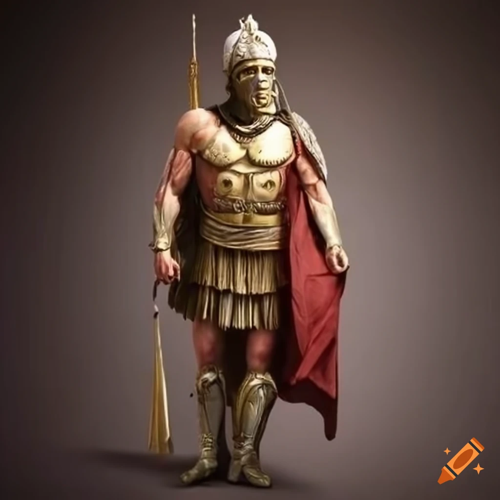 Ancient greek general full body realistic on Craiyon