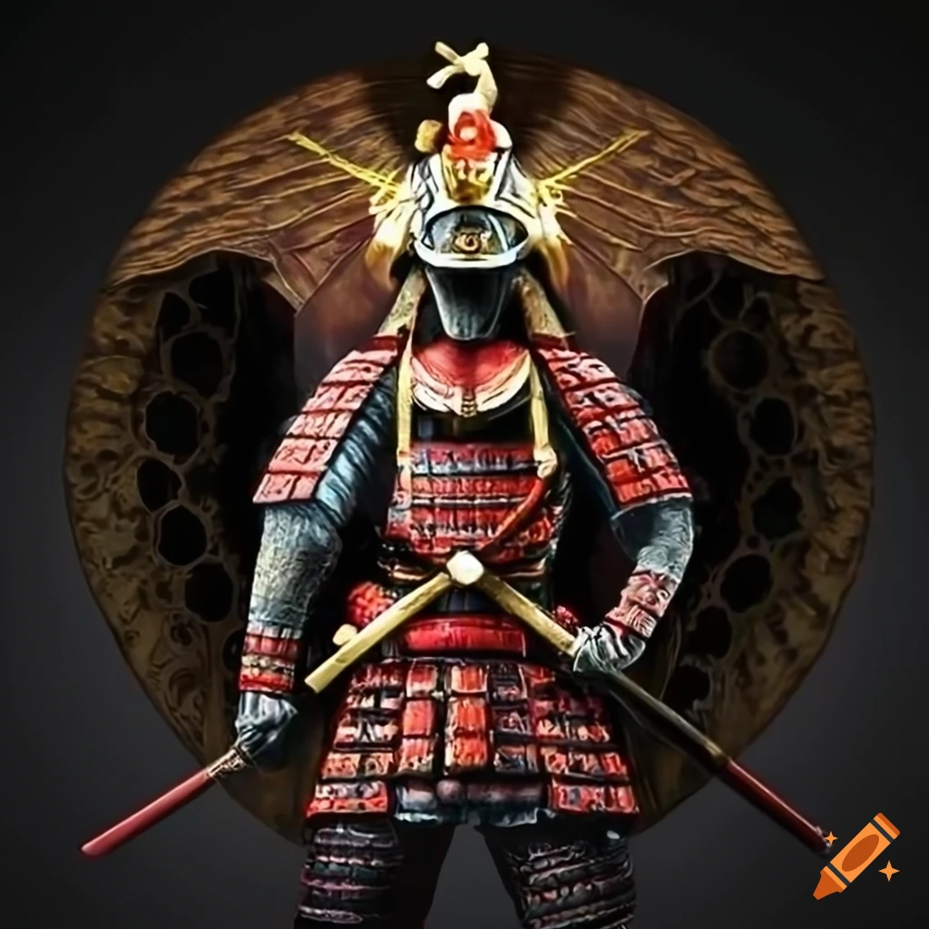 Samurai elephant on Craiyon