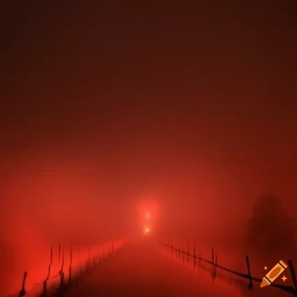 Red mist hanging over a battlefield of aliens and ancient civilization ...