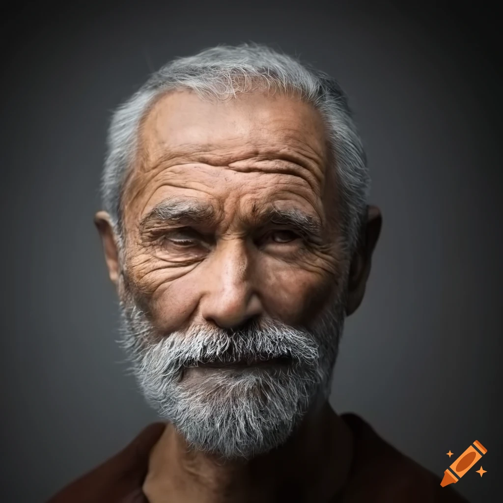 Middle-aged man with short, graying hair and a rugged appearance on Craiyon