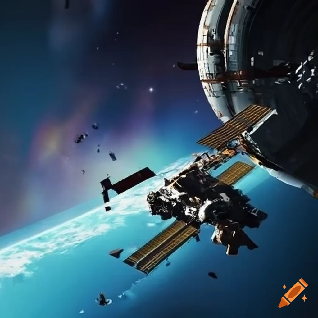 Broken down space station