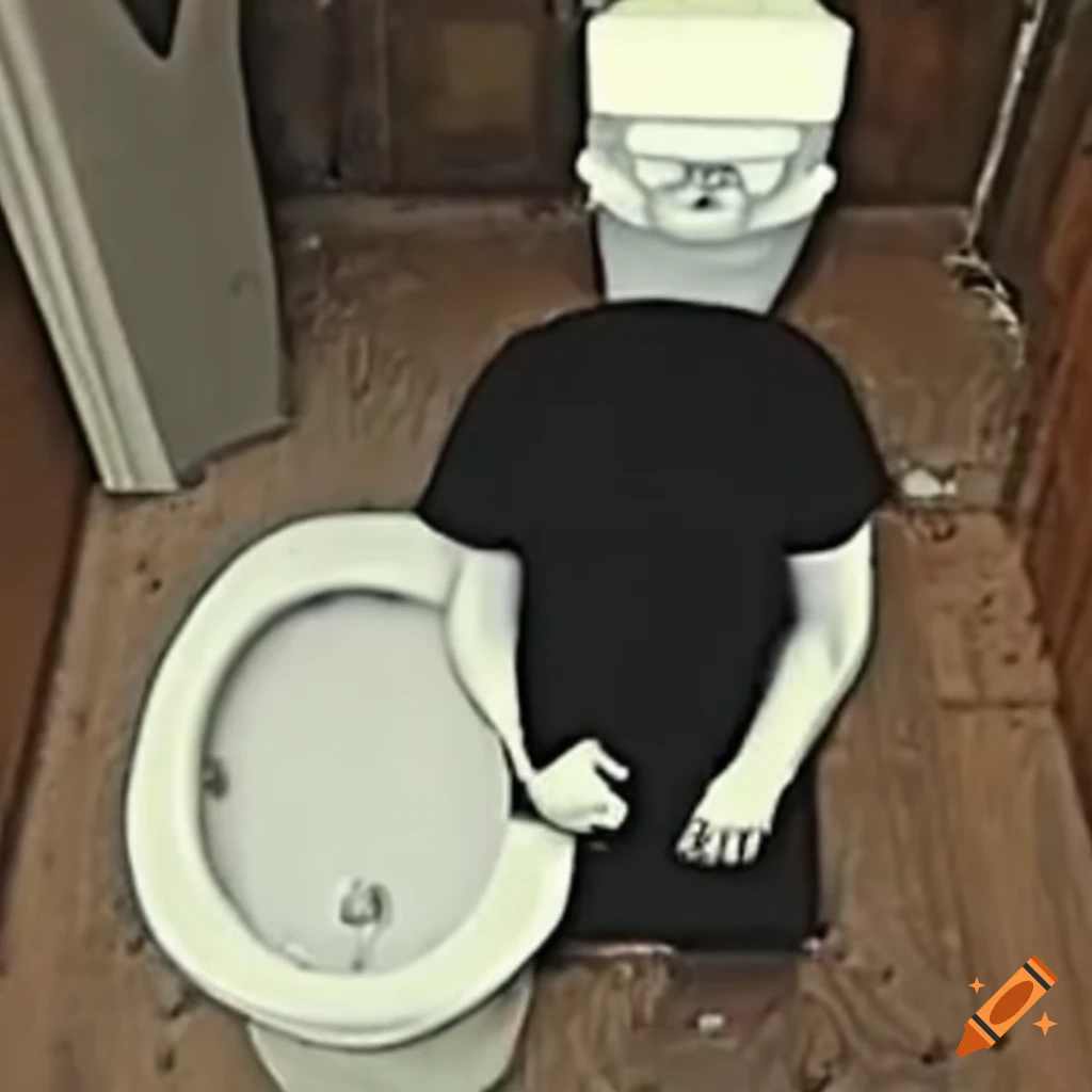 Scary toilet man