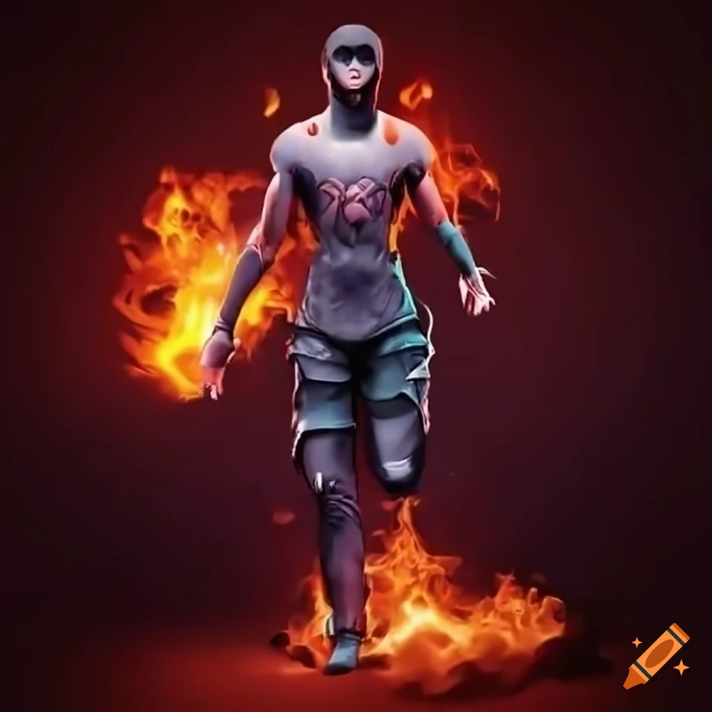 Full body image of an energetic gamer unleashing powerful moves ...