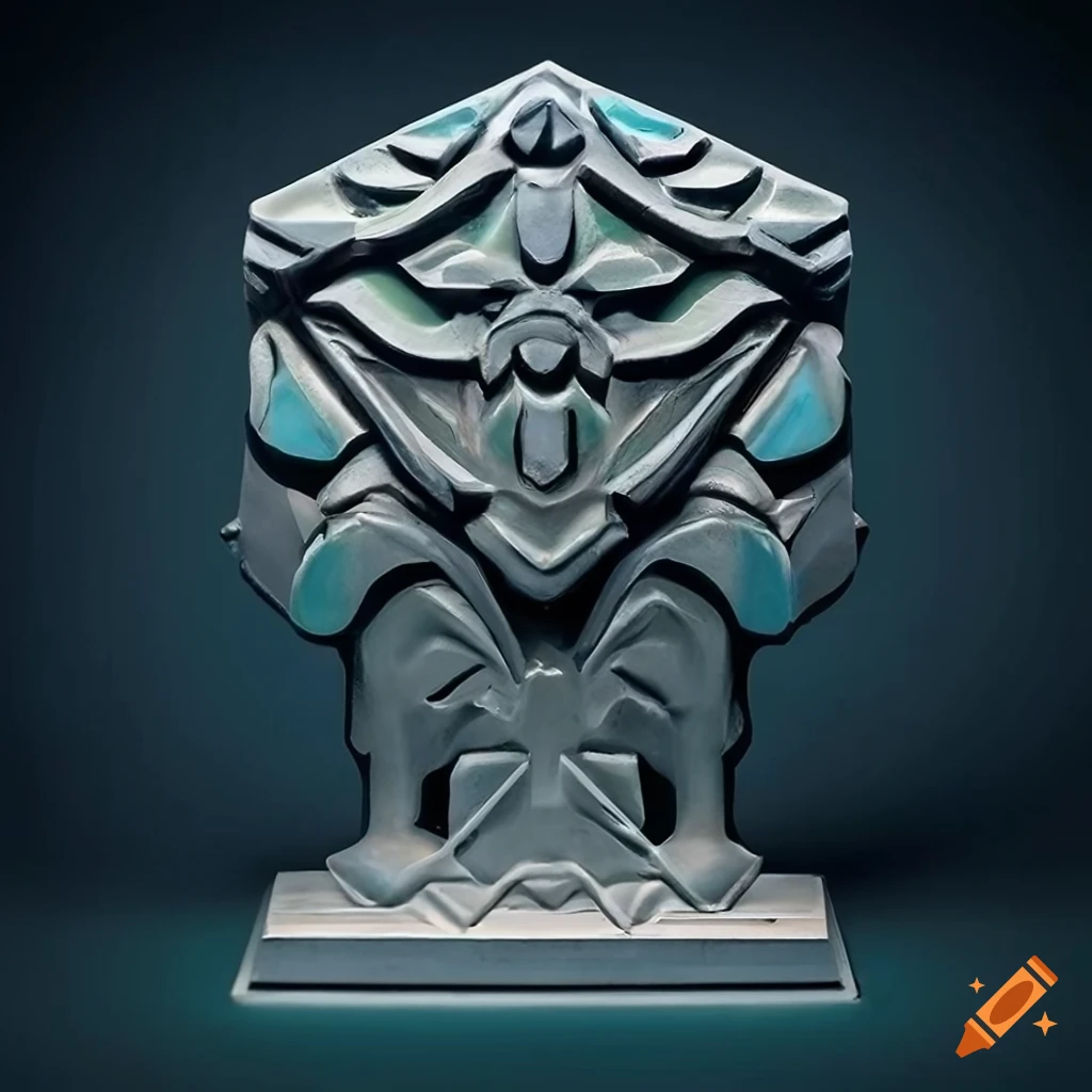 ‘📓 stave carving’-style, hd zelda game sculpture, stunning focal-depth ...