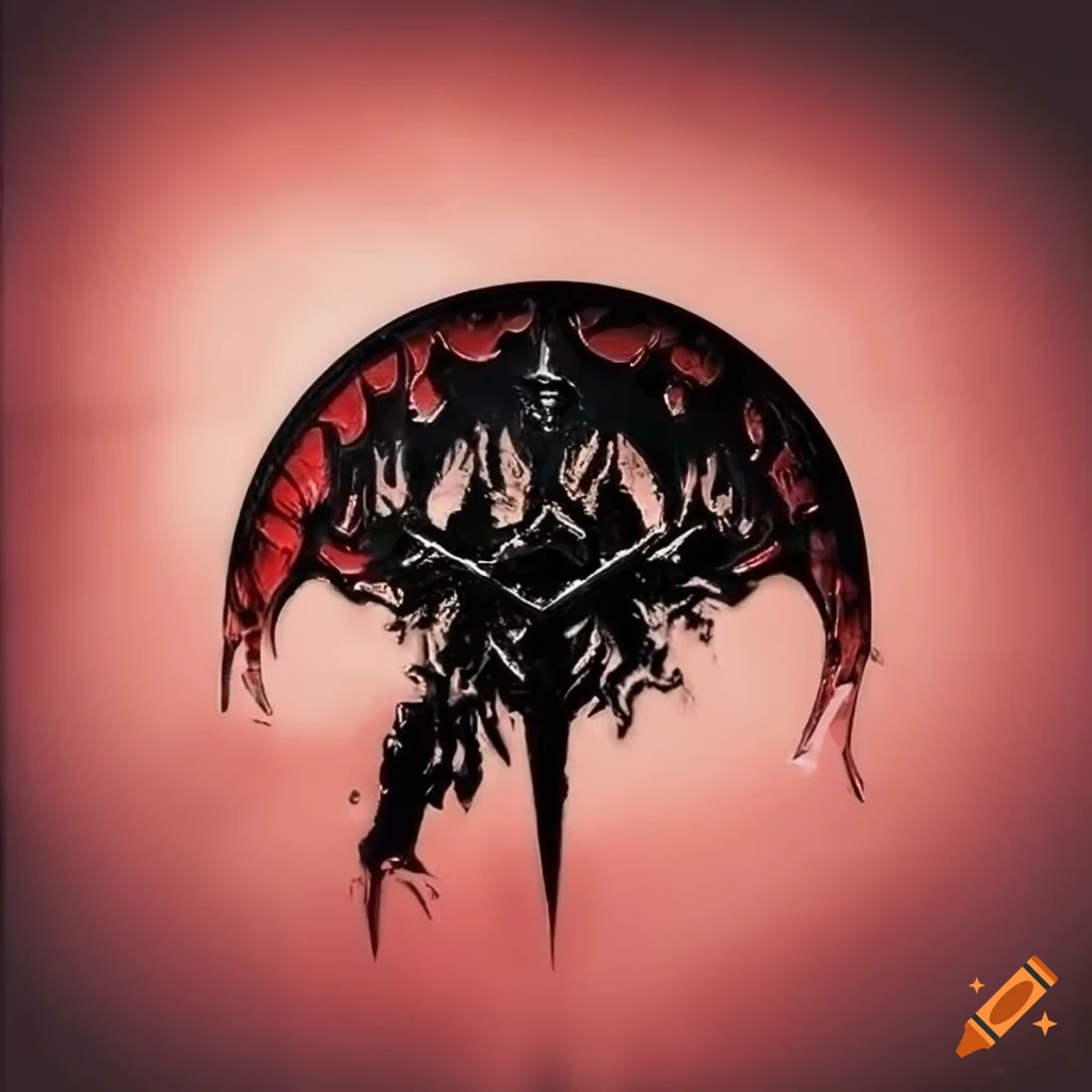 Lead band logo black and red metal on Craiyon