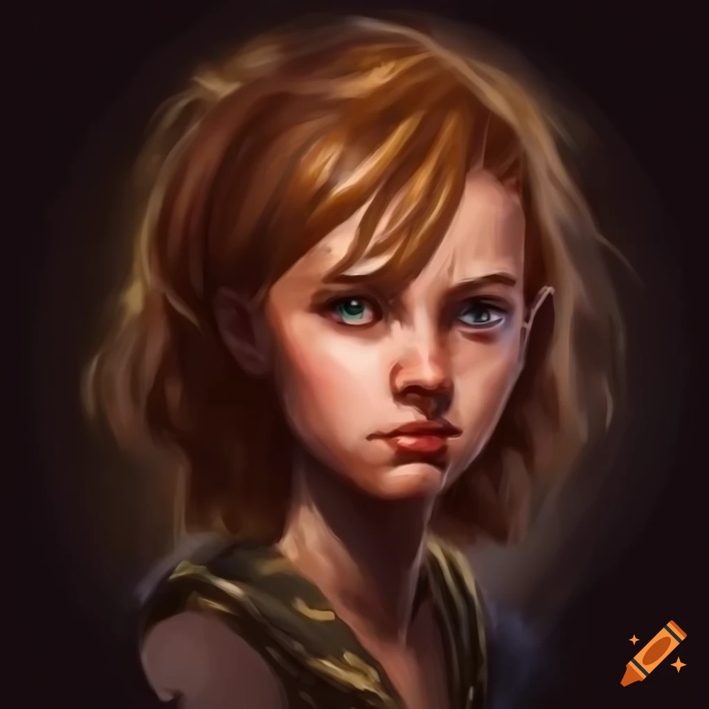 Digital painting an adventurer head kick