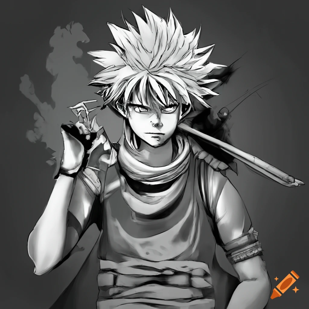 Generic Shonen Protagonist on Craiyon