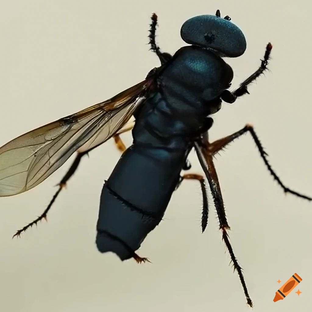 Black soldier fly on Craiyon