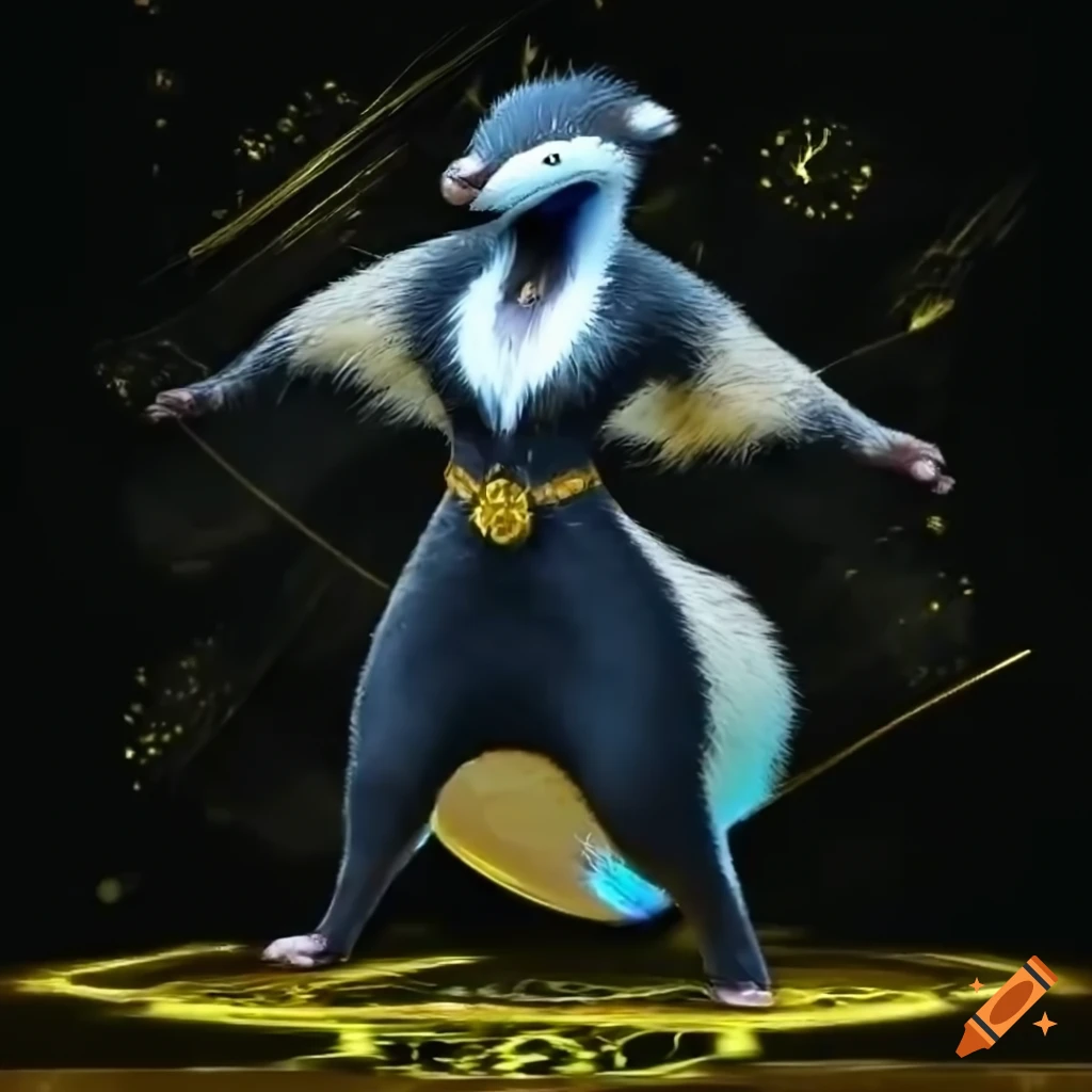 Beautiful badger feminine badger heroic eurasian badger sorceror ...