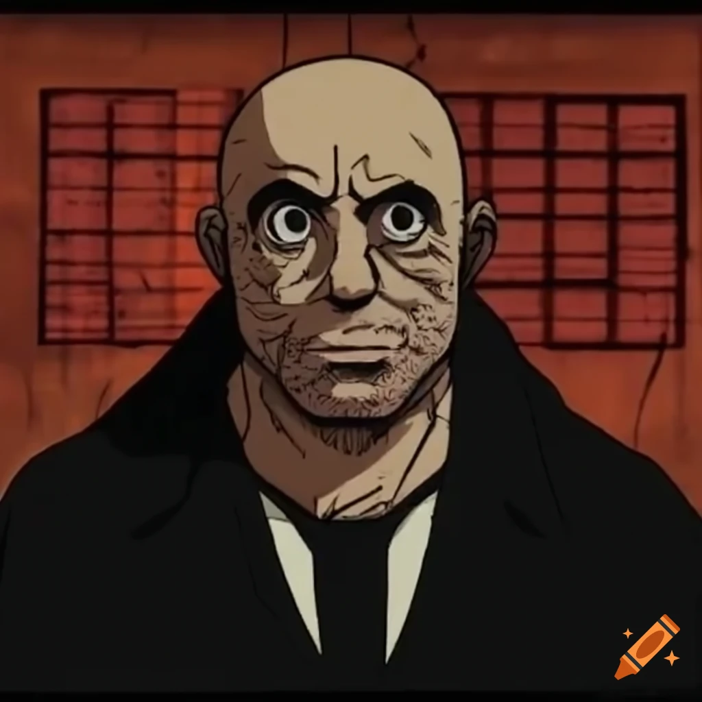 Joe rogan anime in japanese style