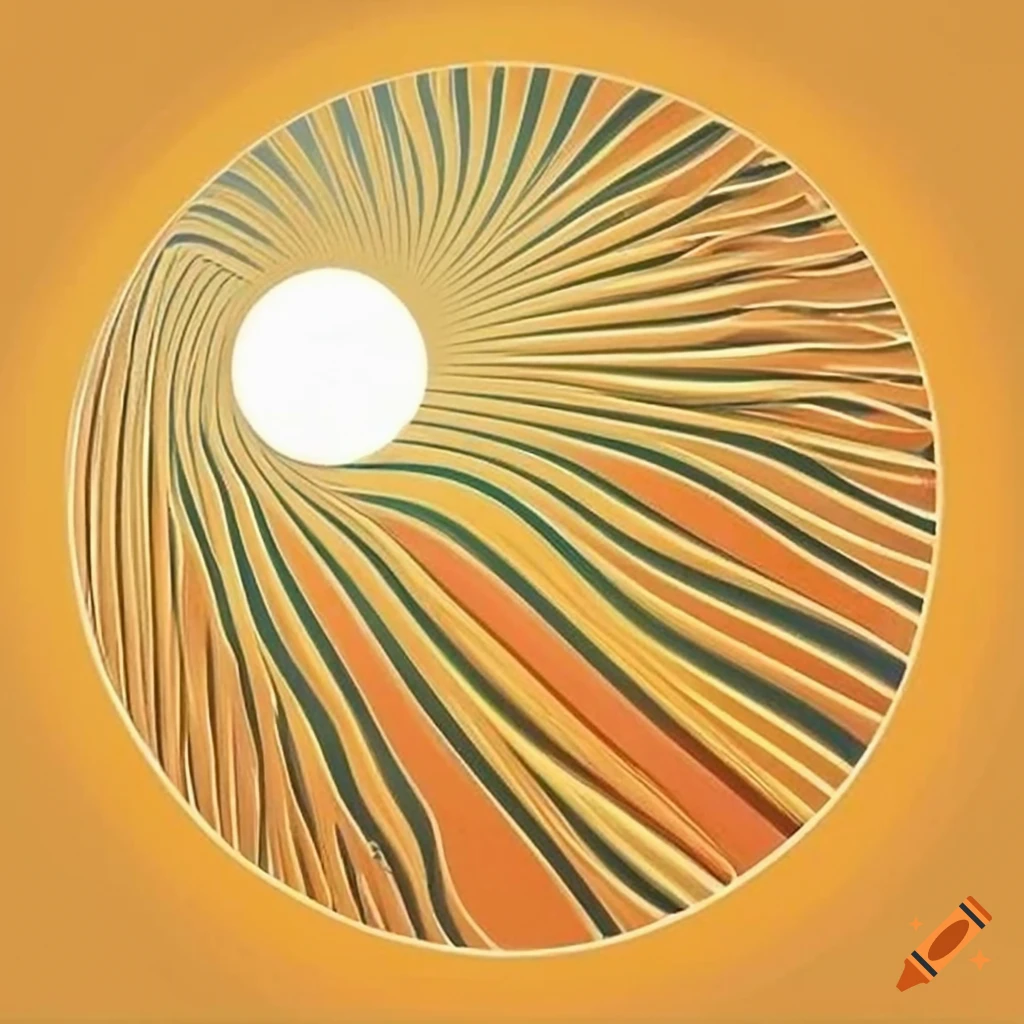 The sun rising over the mountains and illuminating the earth with its ...