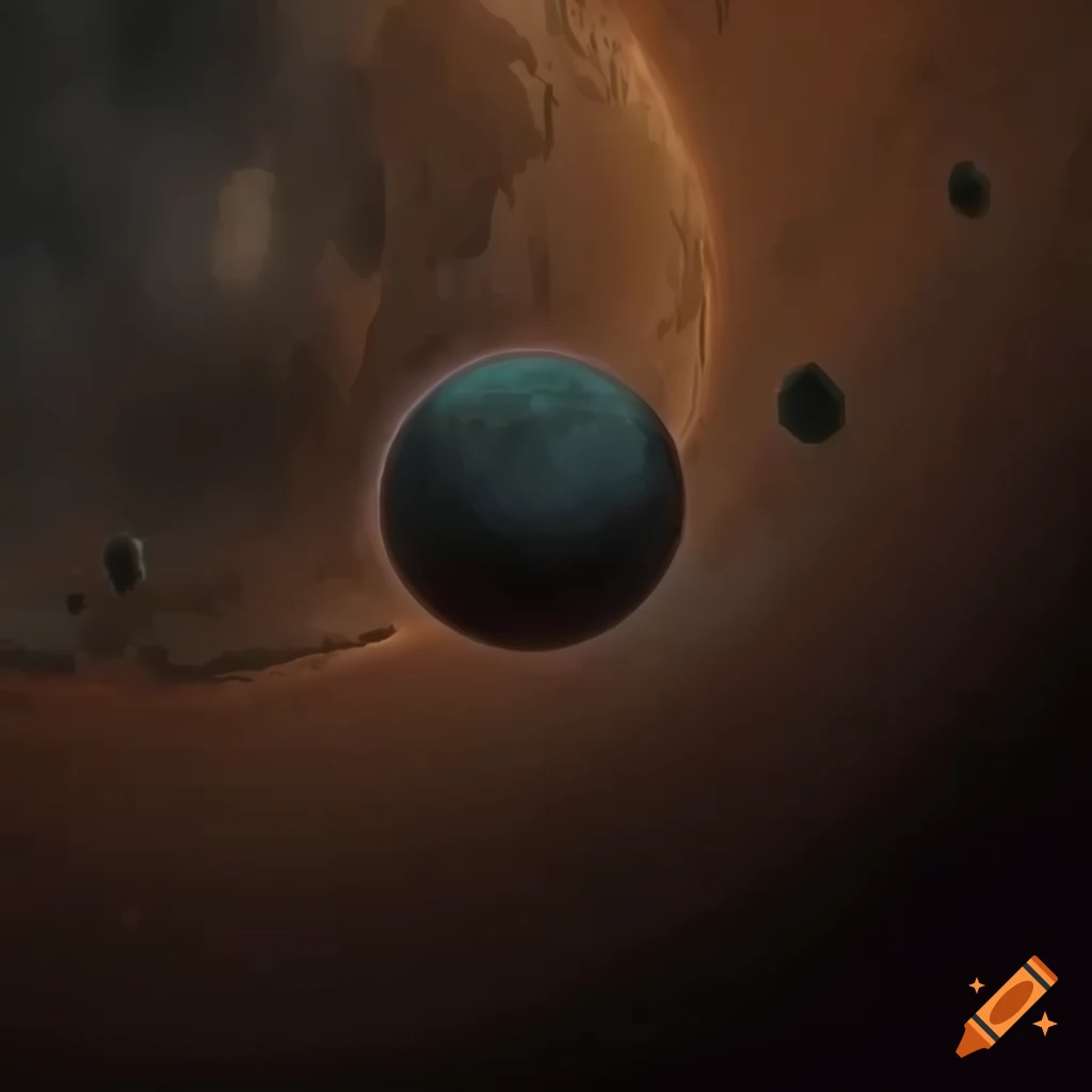 Rimworld wallpaper planet on Craiyon