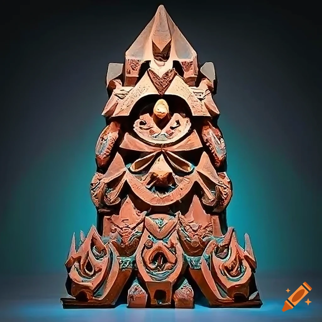 ‘Architectural Stave carving’-Style, Zelda game sculpture, stunning ...