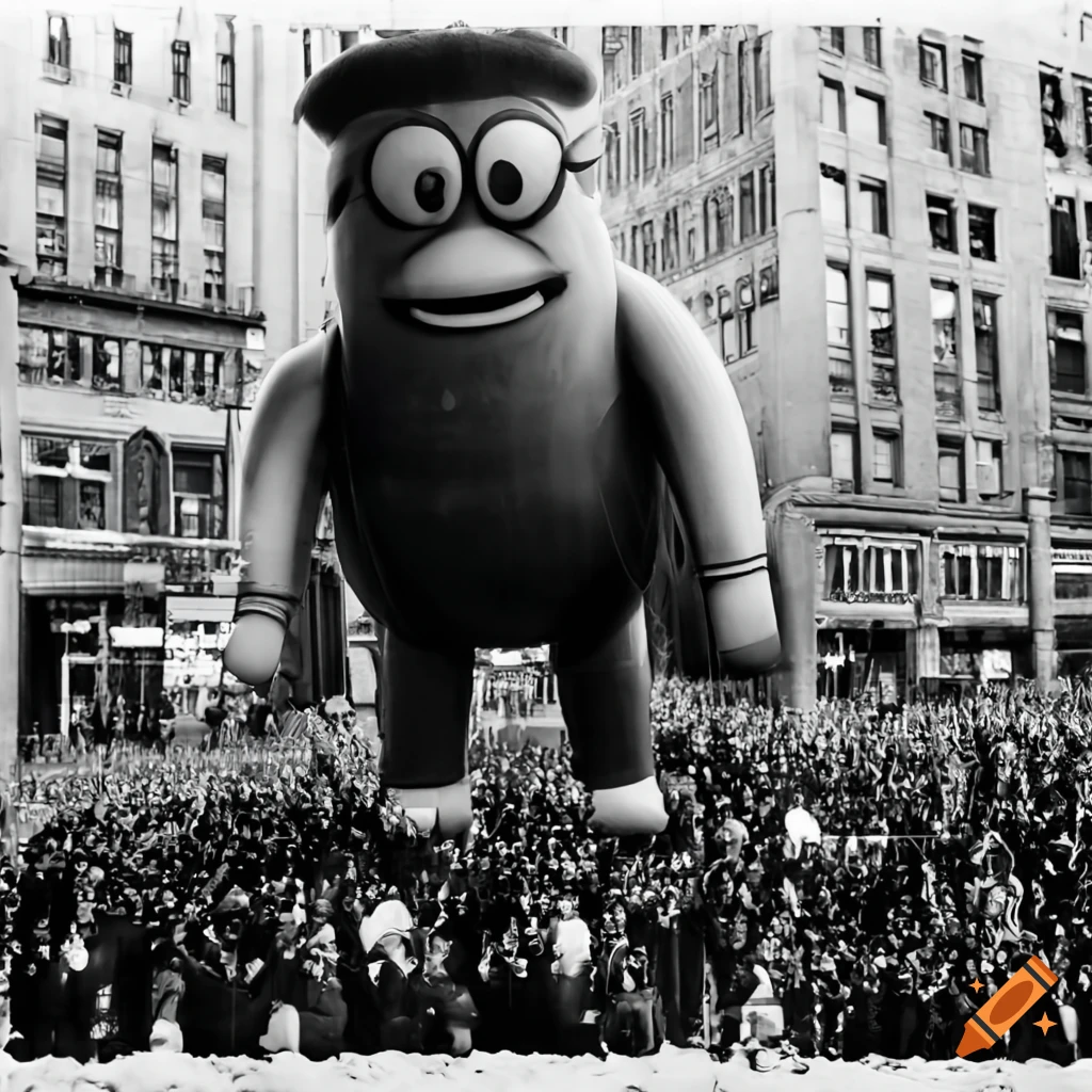 Oddbods In macy's thanksgiving day parade As Giant Balloon Float 1920s ...
