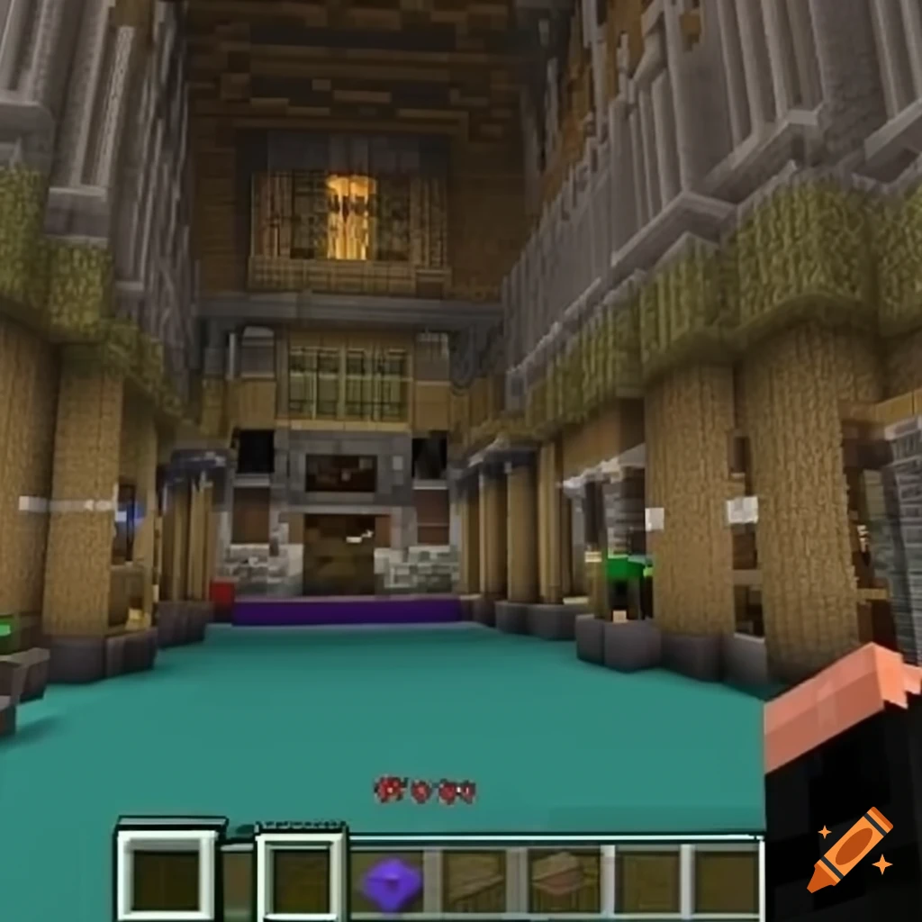 Minecraft casino servers on Craiyon