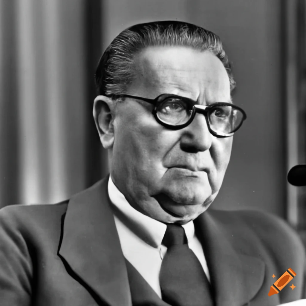 Josip broz tito 1950 on Craiyon
