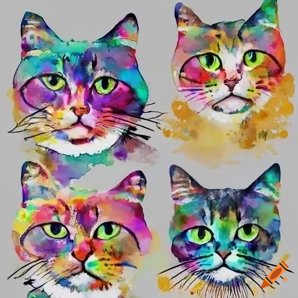 Custom cat avatars on Craiyon