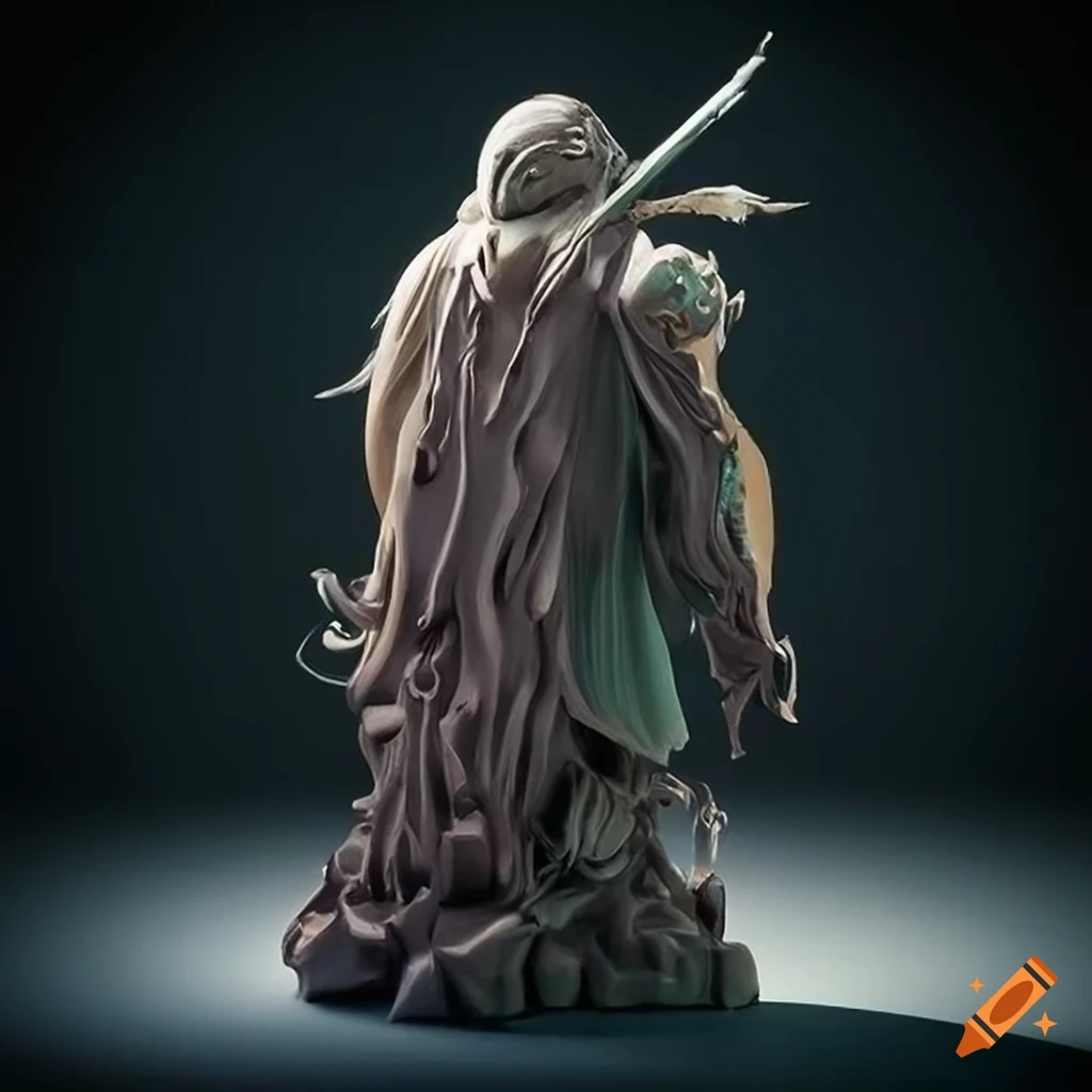 ‘🛍️ Stave carving’-Style, hd Zelda game sculpture, stunning focal-depth ...