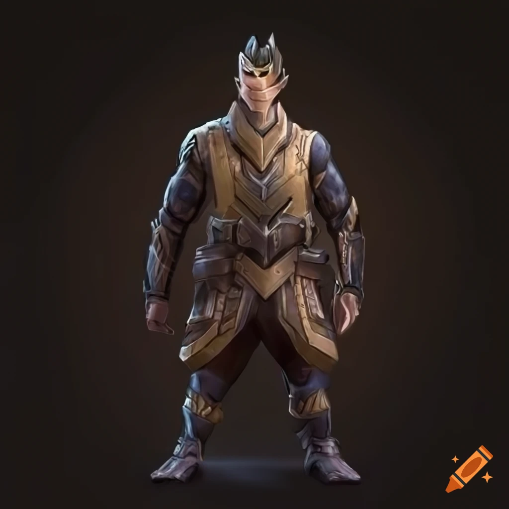 Shadar-kai ranger, male on Craiyon