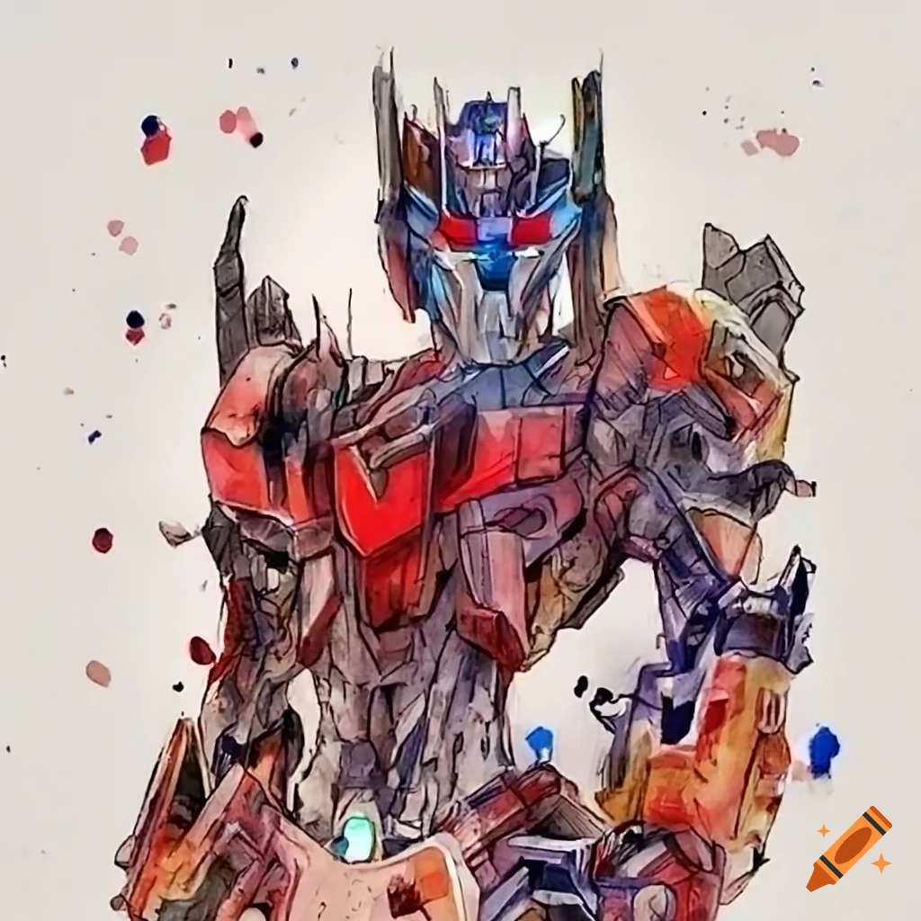 Transformers oc named plaster-mouth with a plaster mouth