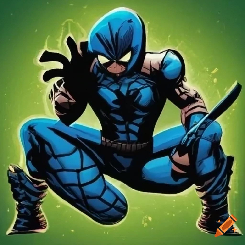 Spiderman as a ninja on Craiyon