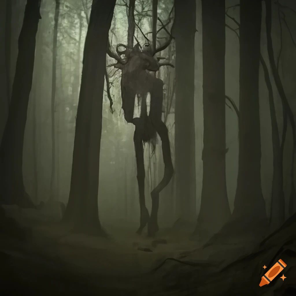 Wendigo in woods