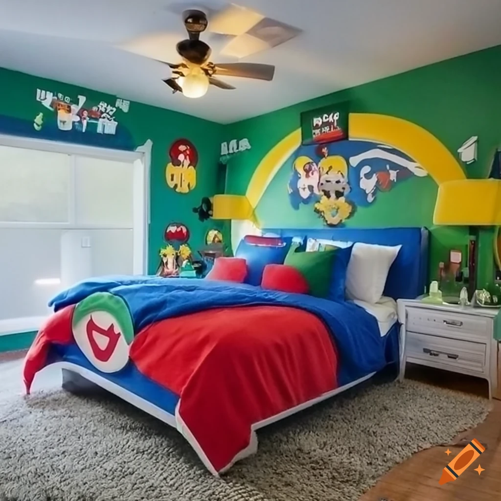 Mario Bros Bedroom Decor