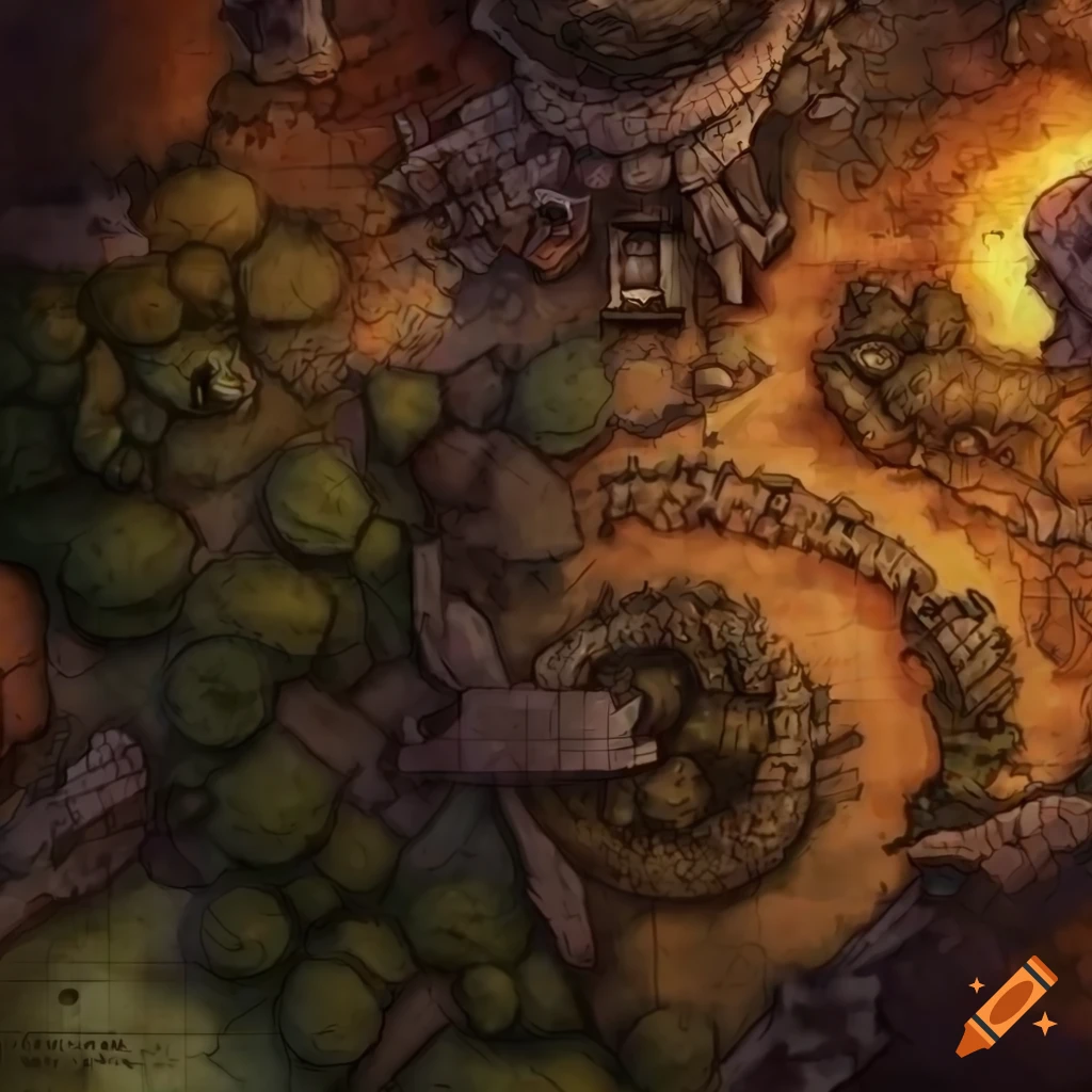 Dnd battle map briarback kraul