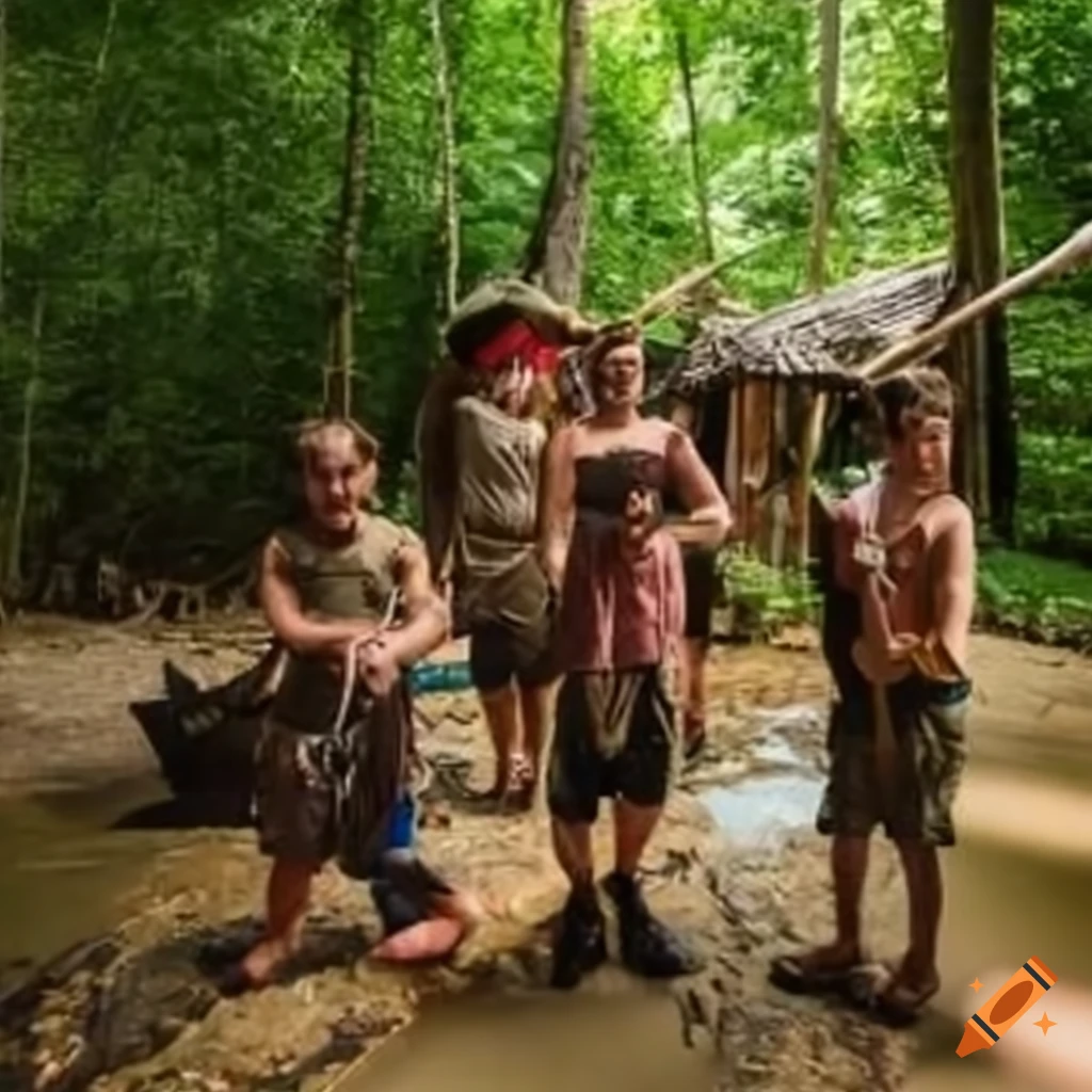 Exciting survival adventures on Craiyon