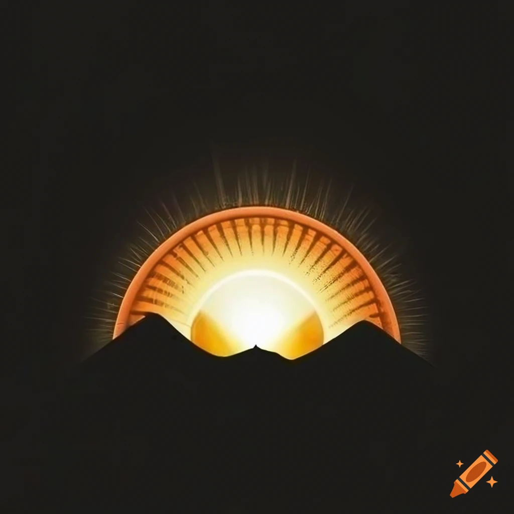 Imagine the sun rising over the mountains and illuminating the earth ...