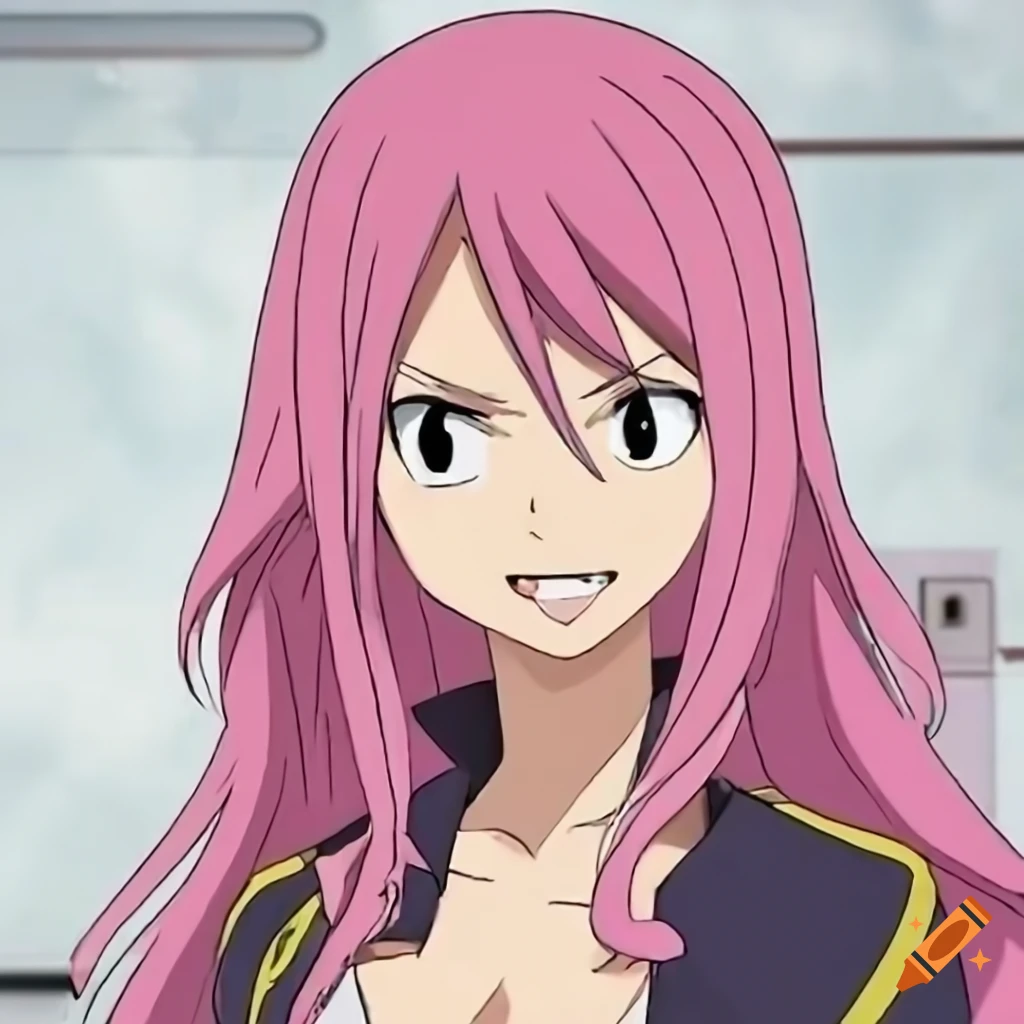 Edens Zero Anime Pink Hair Woman On Craiyon