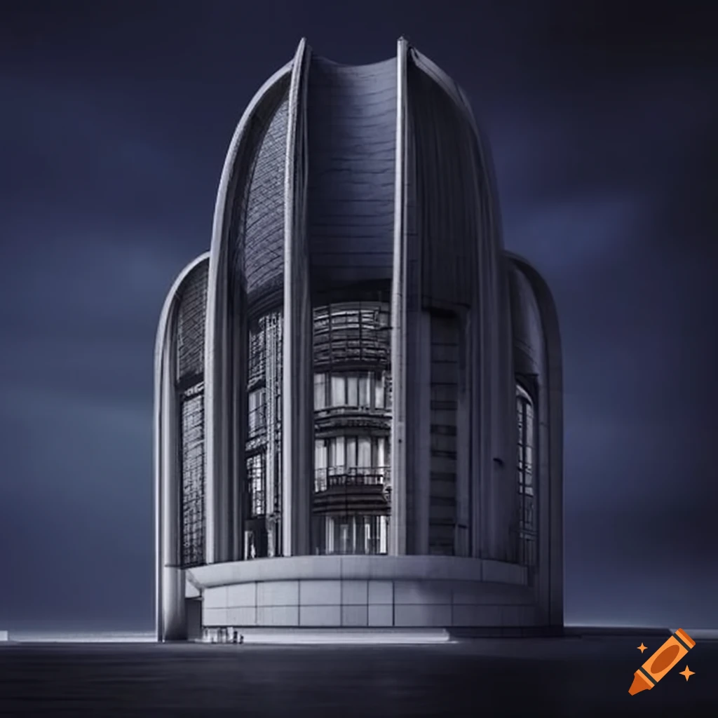 Massive futuristic architecture inspired by étienne-louis boullée