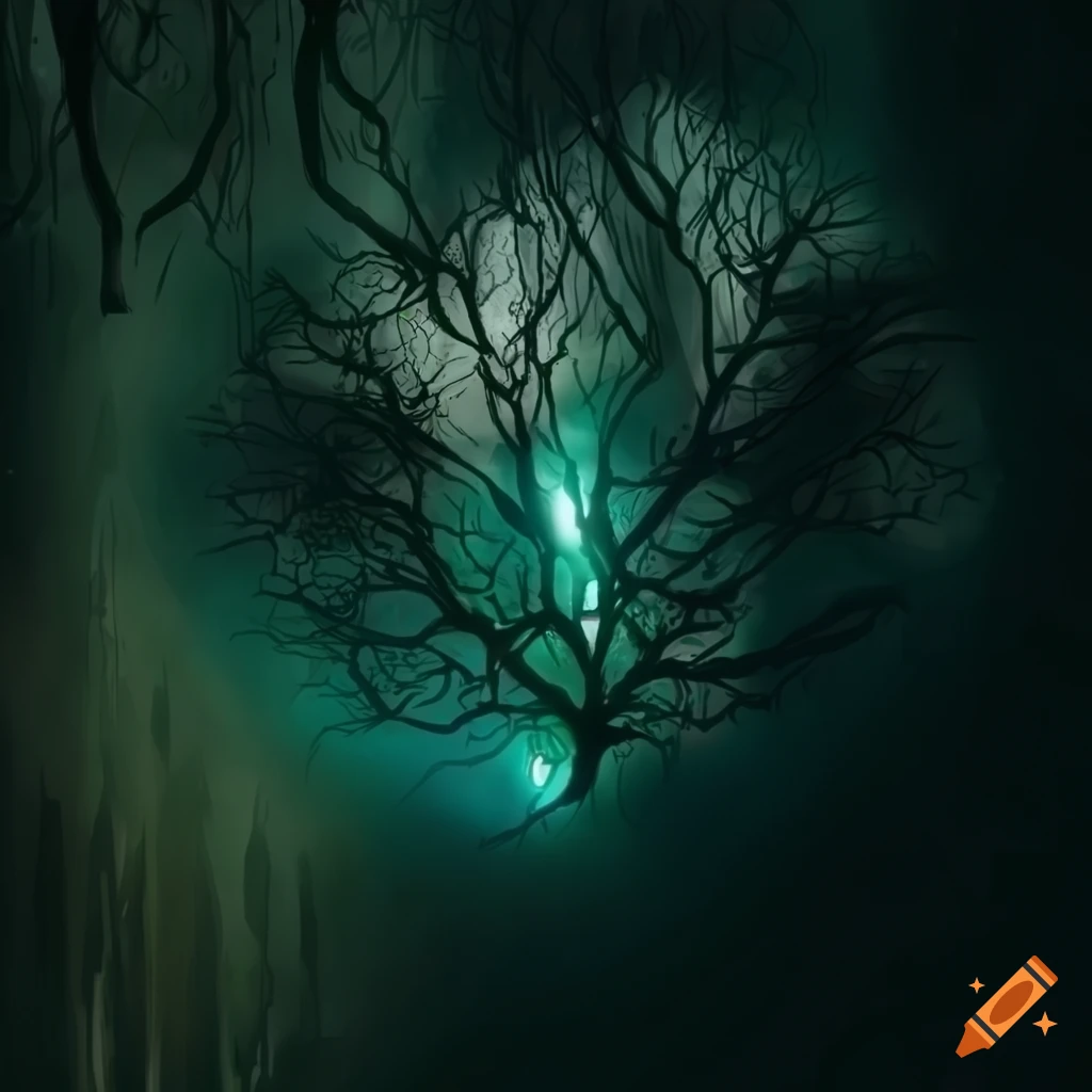 Sentient tree on Craiyon