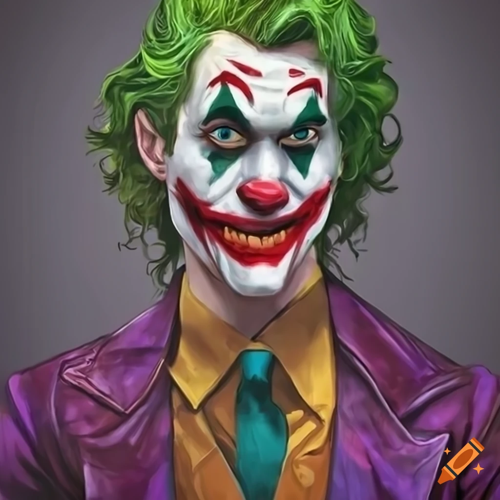 Joker with mario body on Craiyon