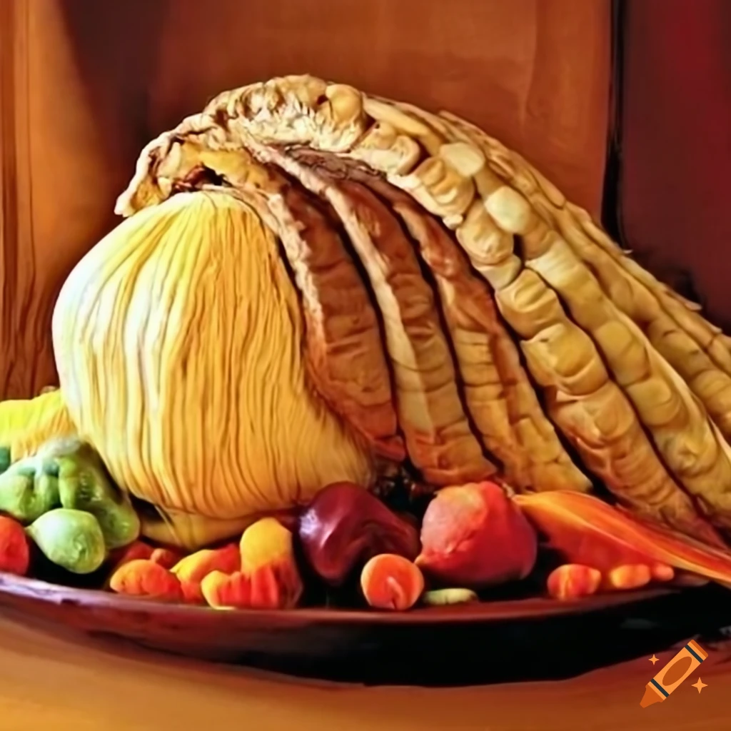 Central cornucopia filled on Craiyon