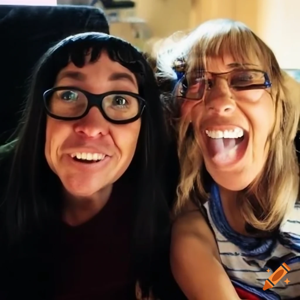 Oddball, taking a selfie on Craiyon