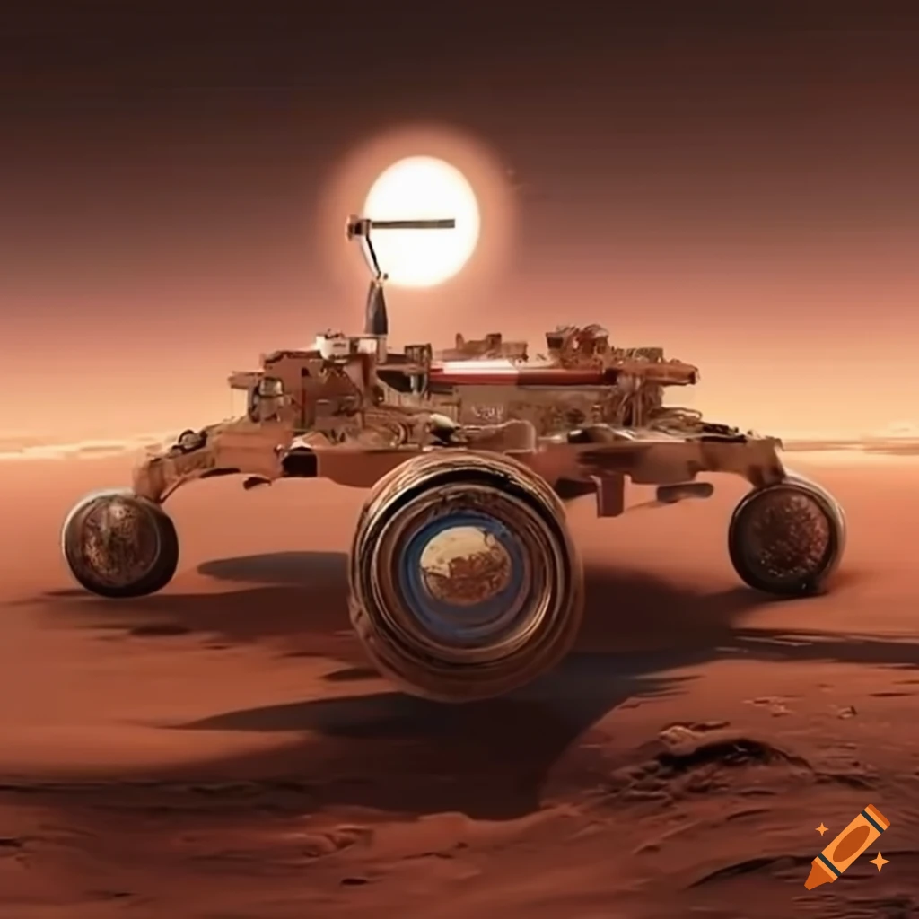 Car in mars