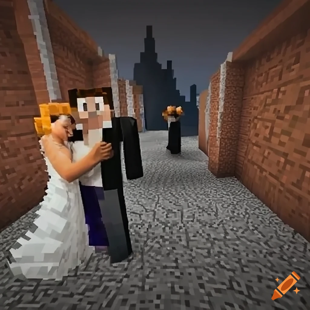 Minecraft weddings provide on Craiyon