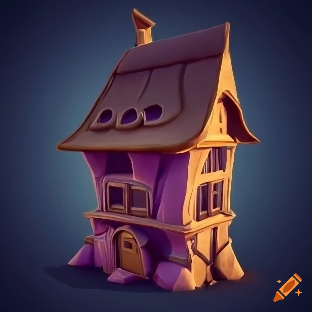 Witch house stylized
