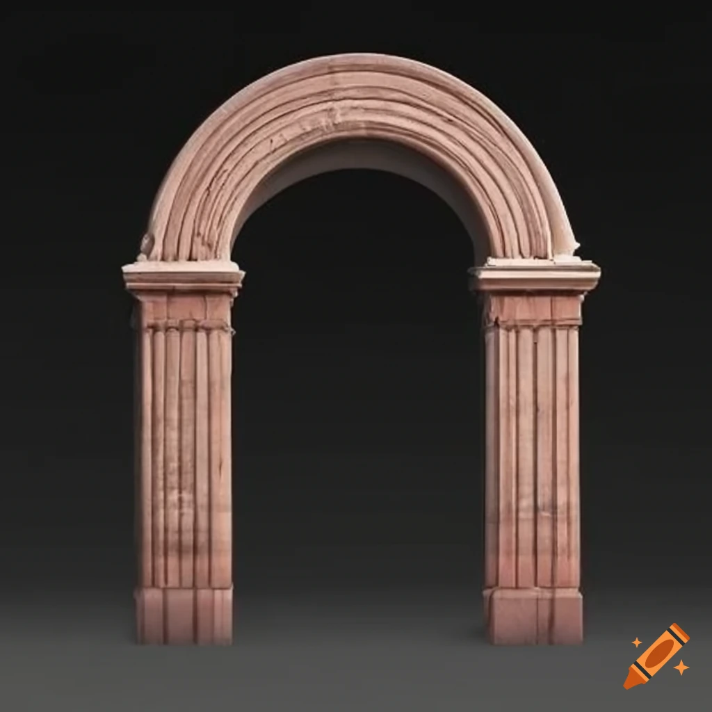 Arch only without pillar on Craiyon