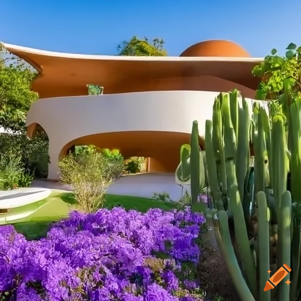 2020's macro detailed hd 4k high resolution archdaily merida terracota house with nopales in ...