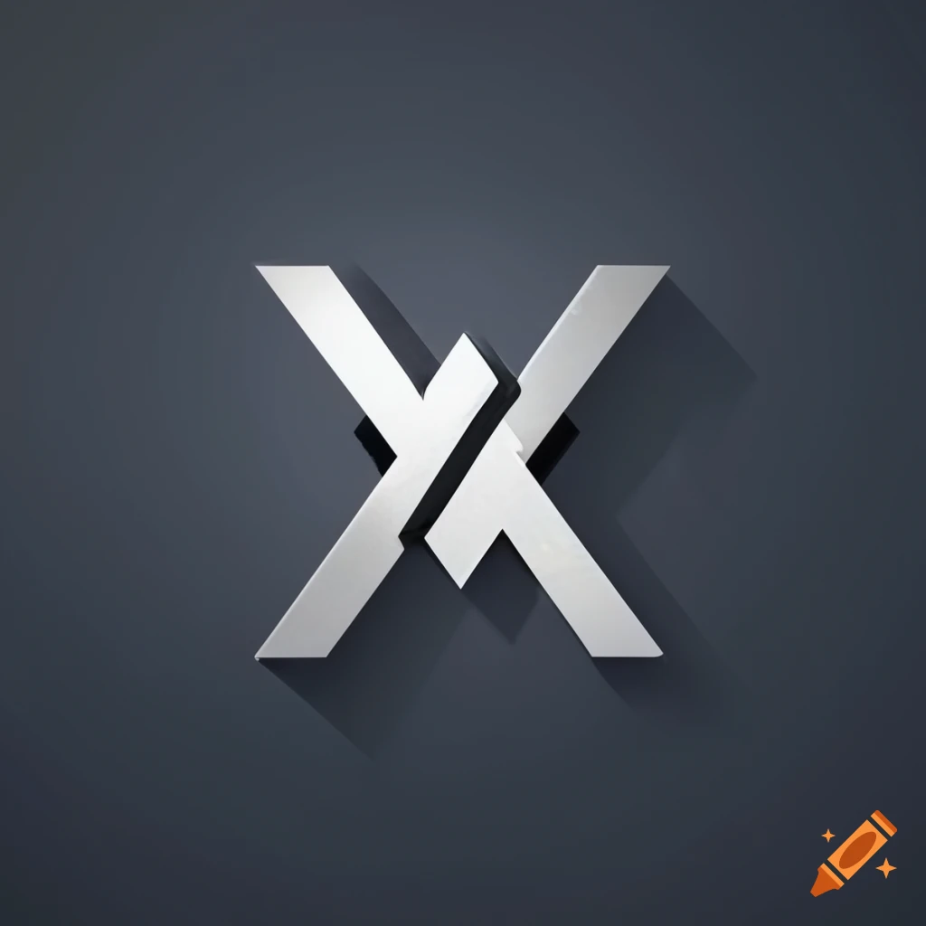 A unique logo design inspired by x corp's renowned emblem on Craiyon