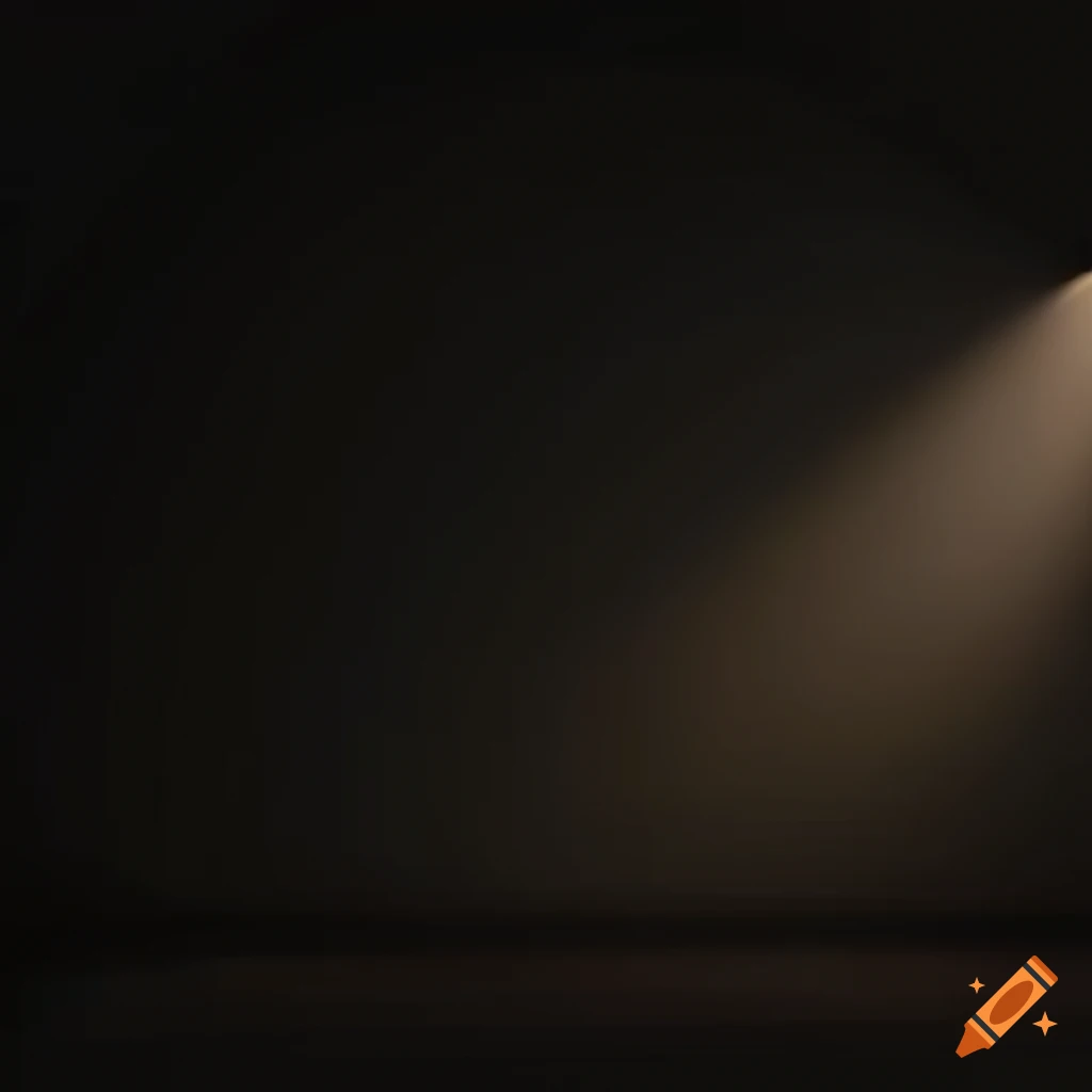 Light in a dark room 3d animation cute cartoon