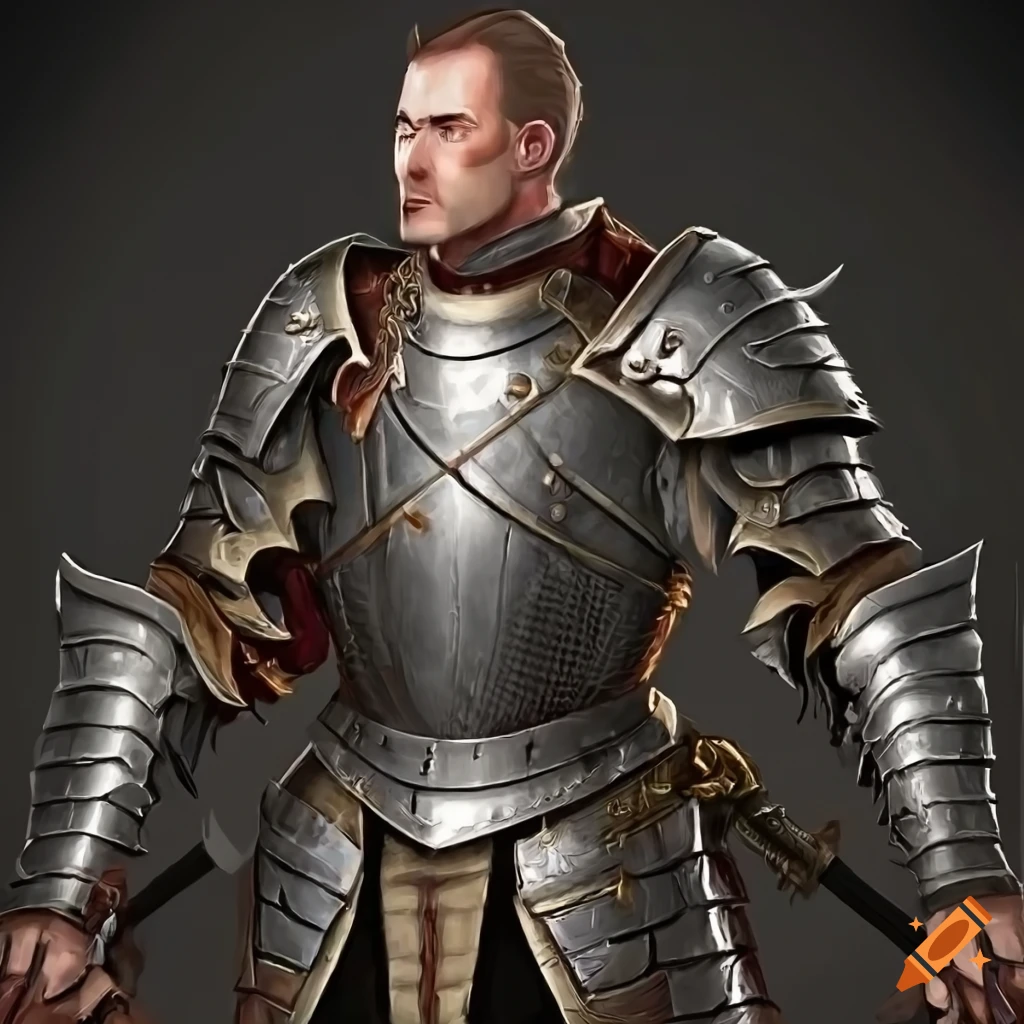 Armor for a male character from a fantasy story