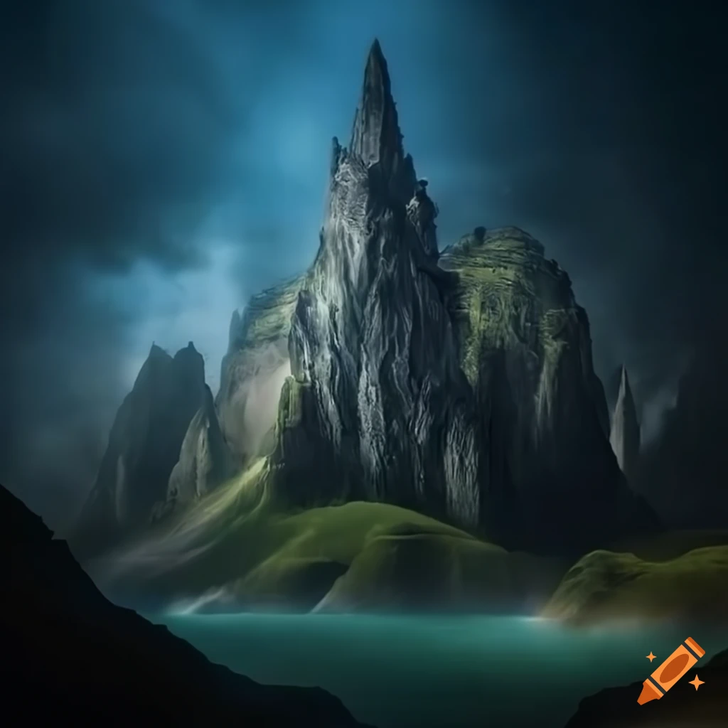 A breathtaking fantasy landscape in high definition on Craiyon