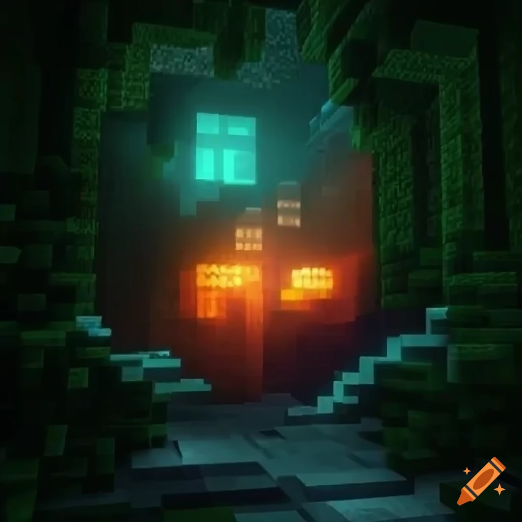 Modded minecraft magic on Craiyon