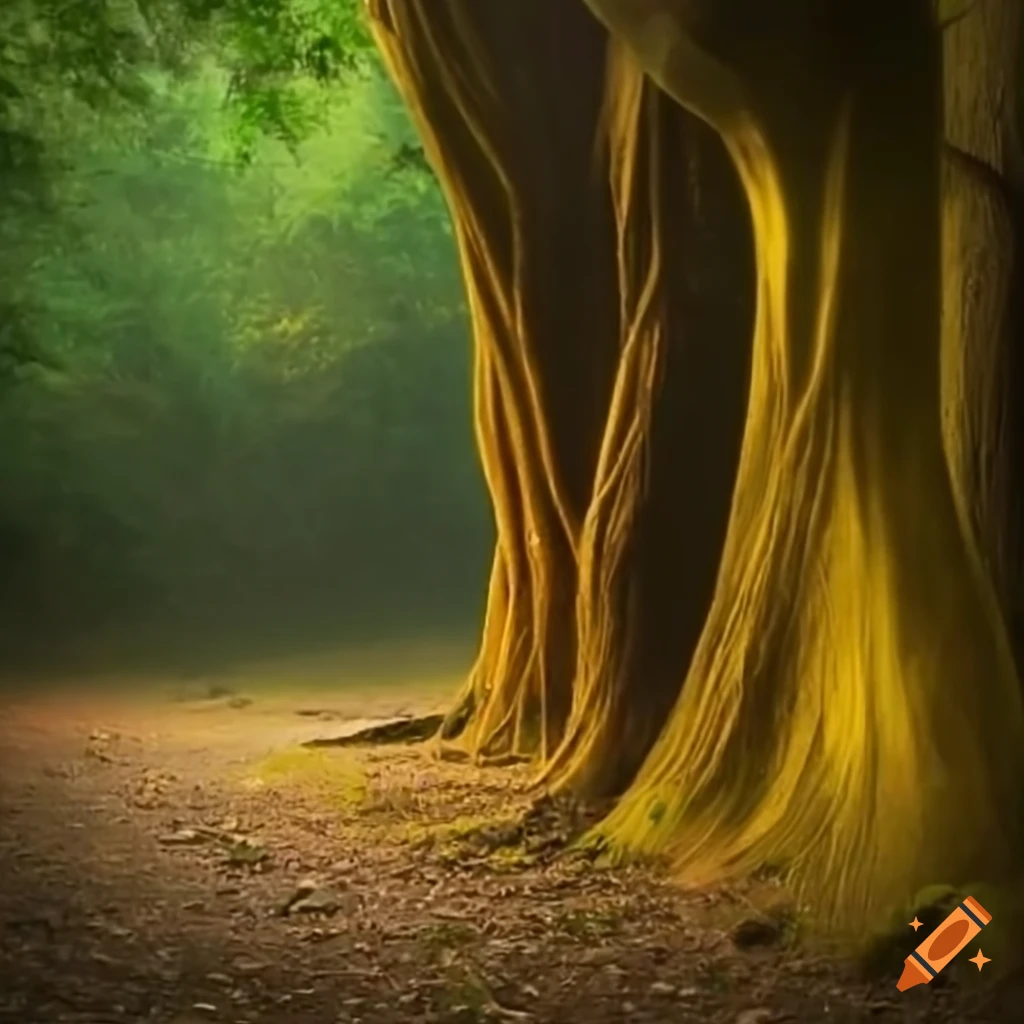 Neture of jangal on Craiyon