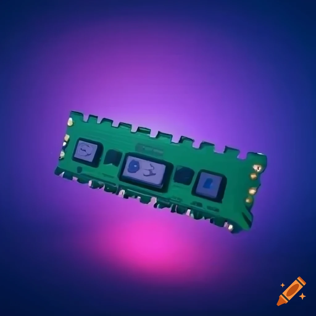 Ram Memory Device In Stylized Art ram-memory-device-in-stylized-art