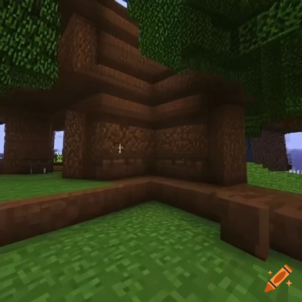 Chill minecraft realms on Craiyon