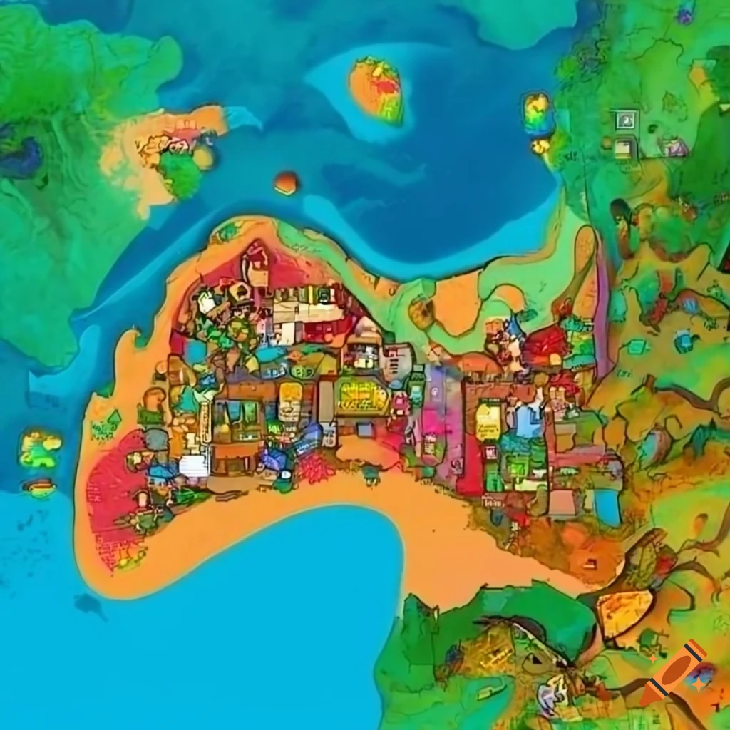 Features adventure maps